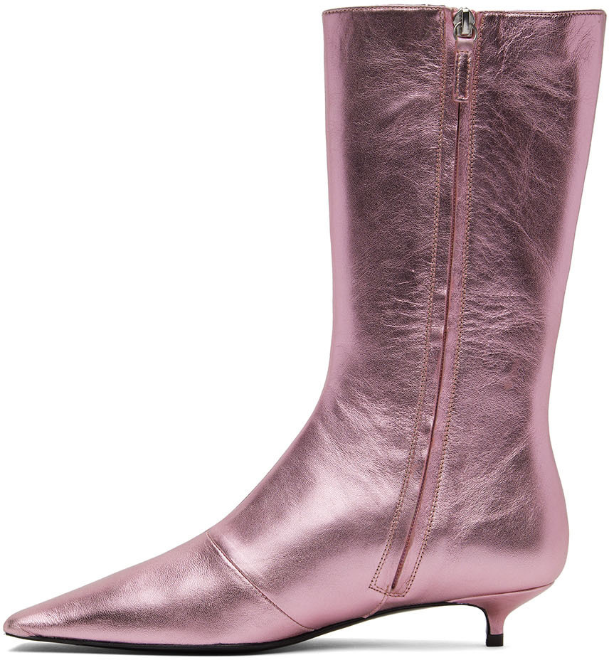 Abra Pink & Green Lord Boots ABRA