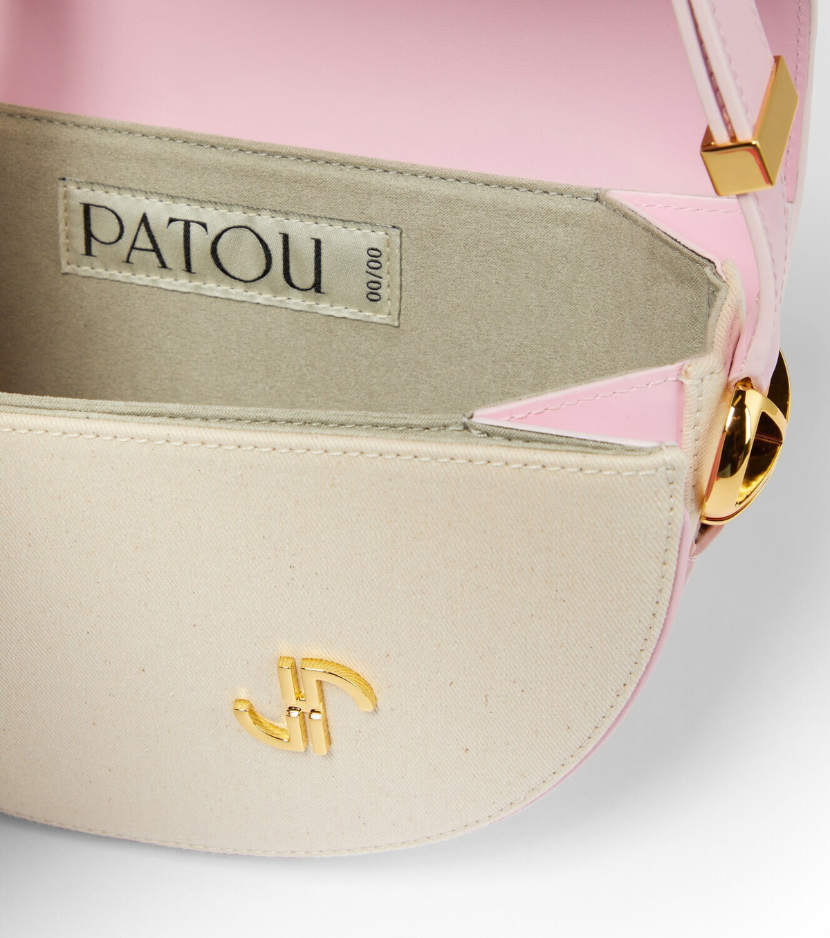 Patou Le Petit Patou Medium canvas shoulder bag Patou