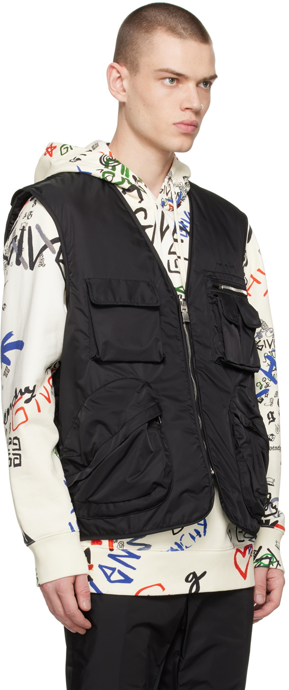 Givenchy Black Multipocket Vest Givenchy