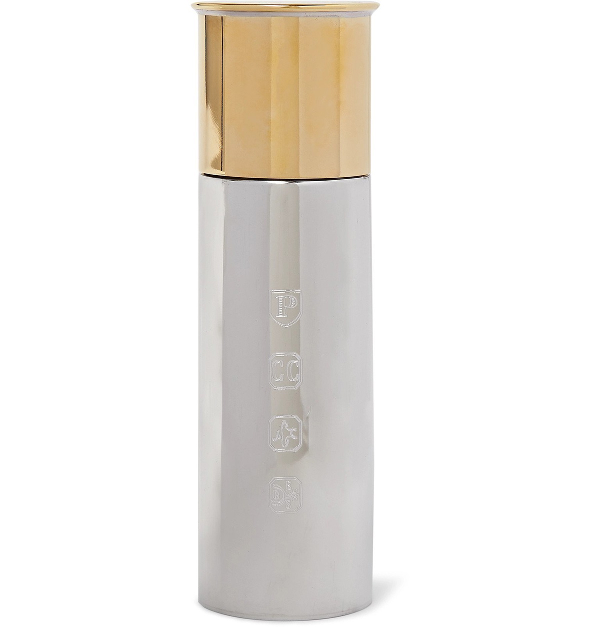 James Purdey & Sons - Cartridge 4oz Pewter Flask - Silver Purdey