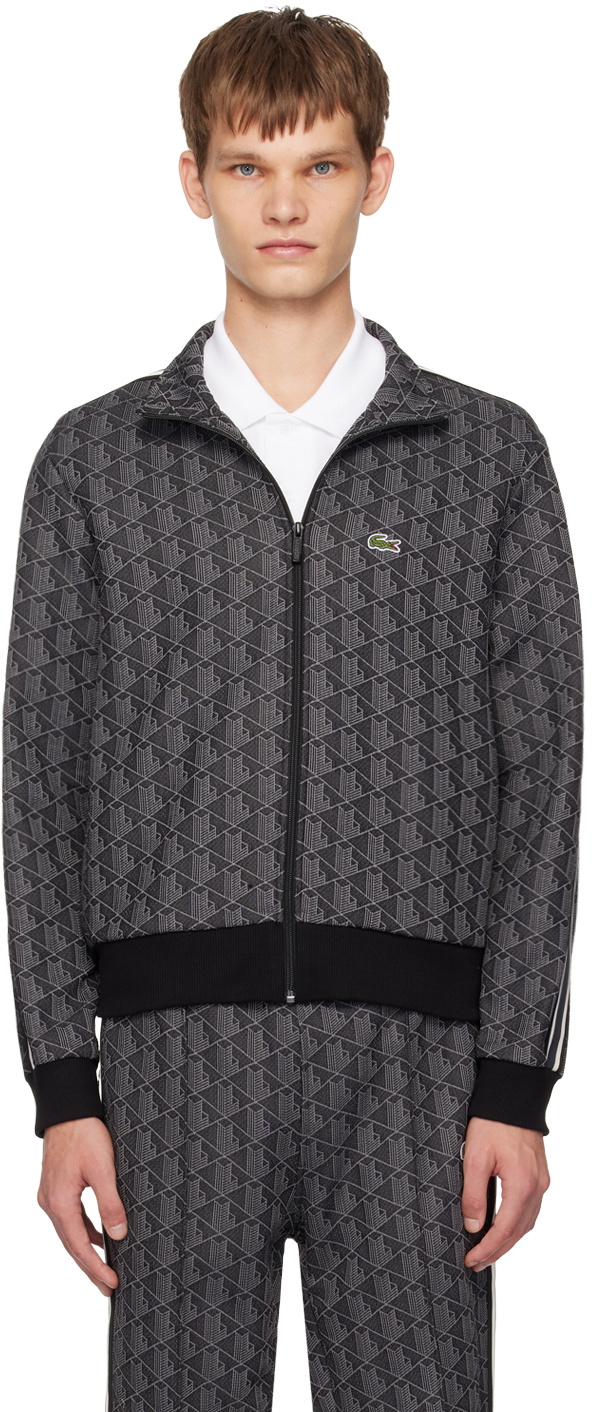 Lacoste Gray Monogram Jacket Lacoste