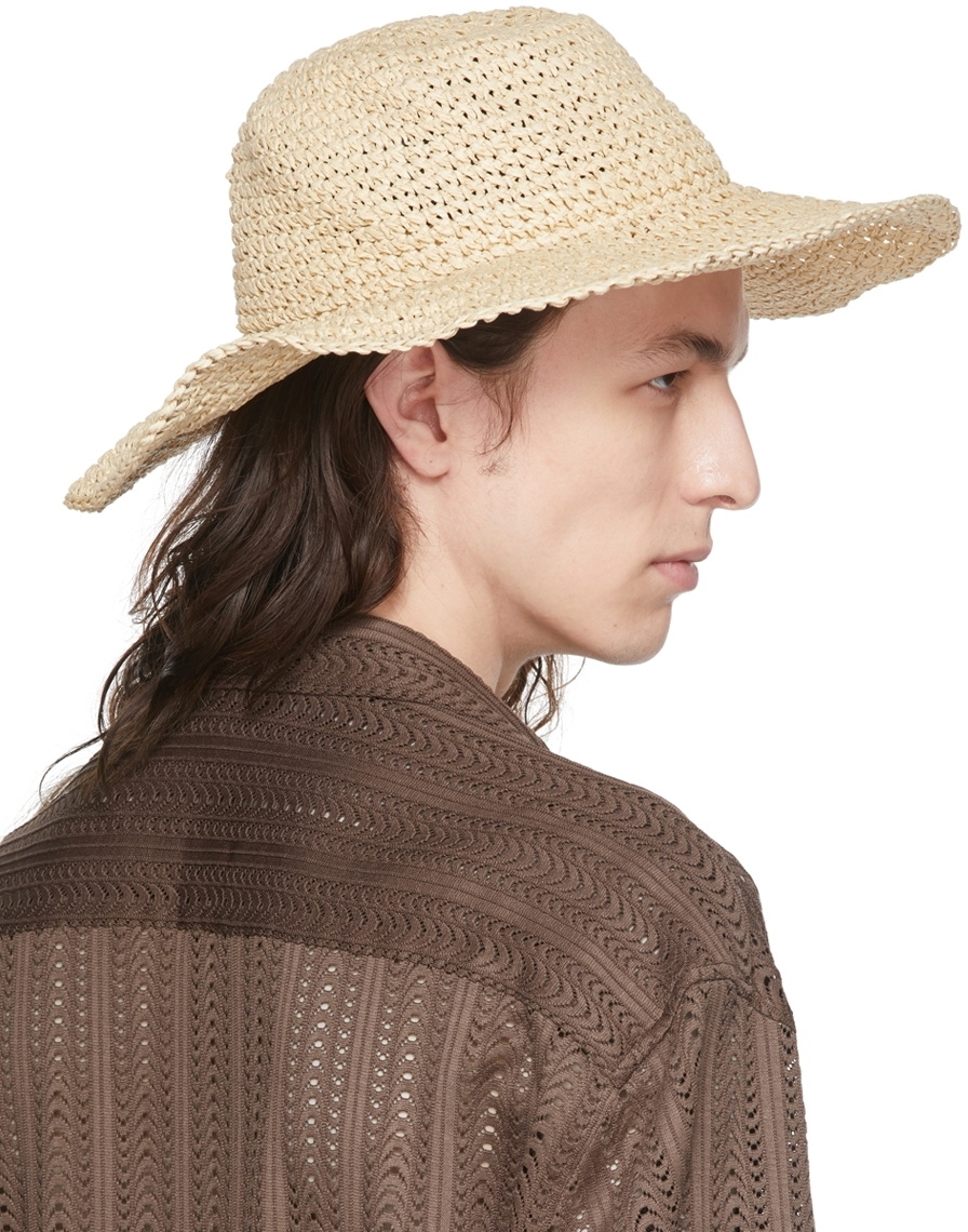 CMMN SWDN Beige Paper Bucket Hat CMMN SWDN