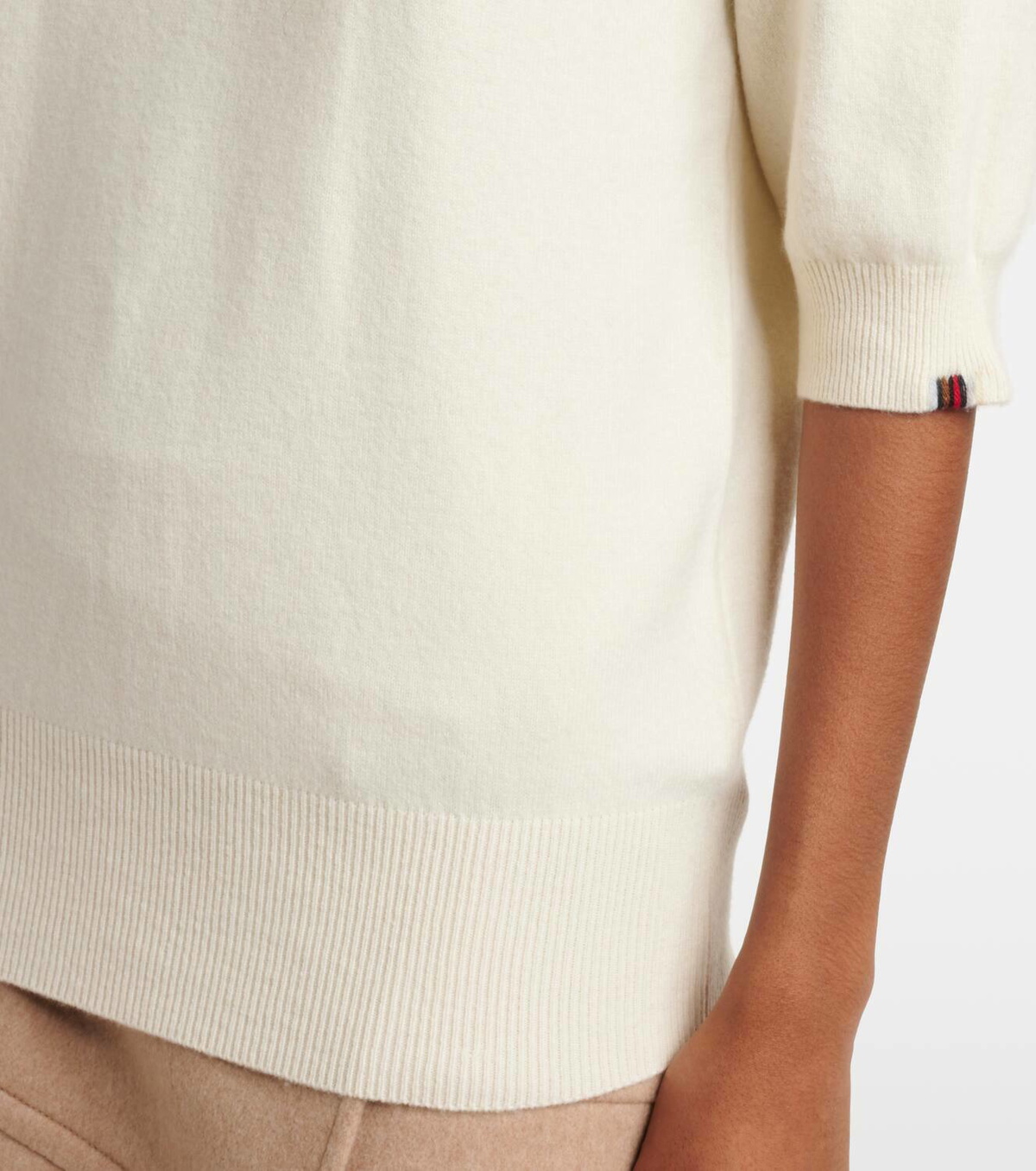 Extreme Cashmere N°63 knitted cashmere-blend top extreme cashmere