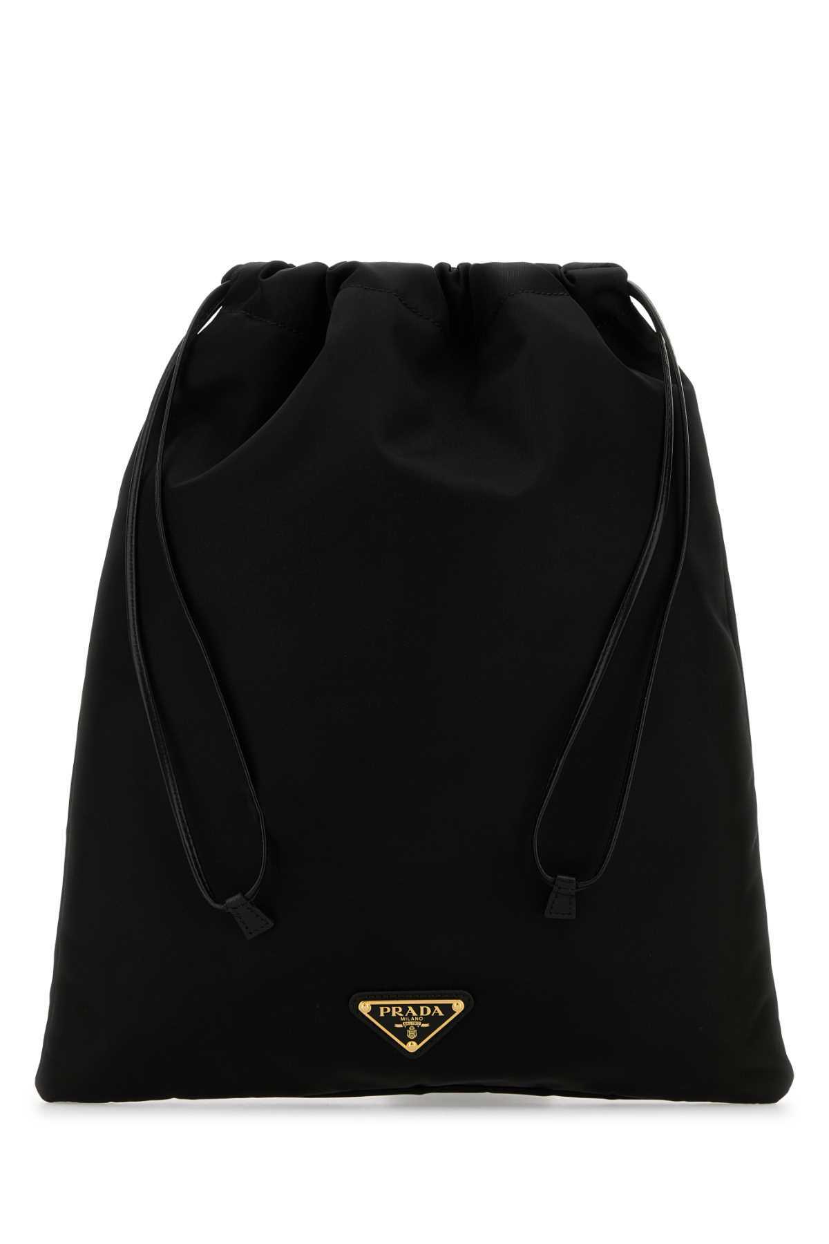 Prada Black Fabric Pouch Prada