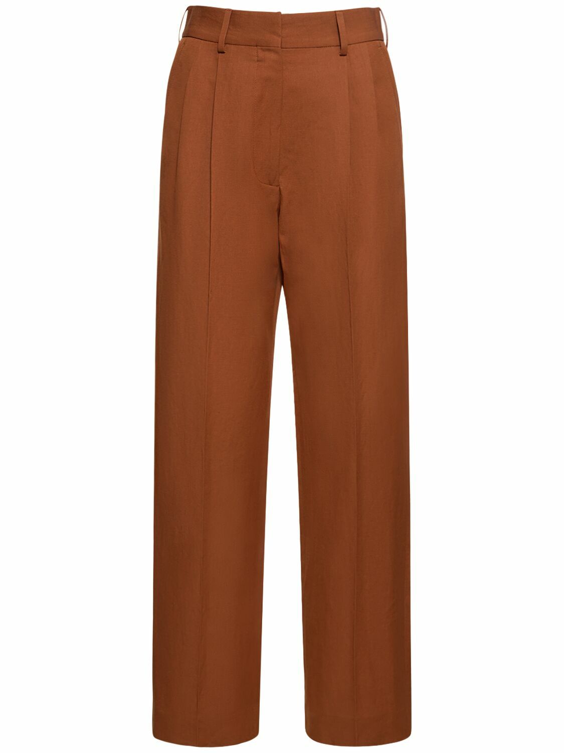 BLAZÉ MILANO Dojo Rust Fox Linen Blend Pants Blaze Milano
