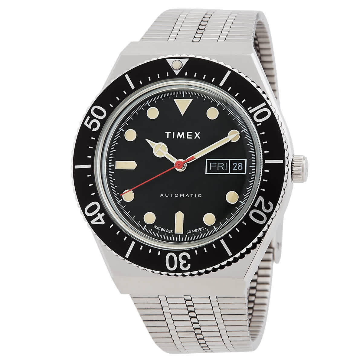 Timex M79 Automatic Black Dial Watch TW2U78300V3 Timex