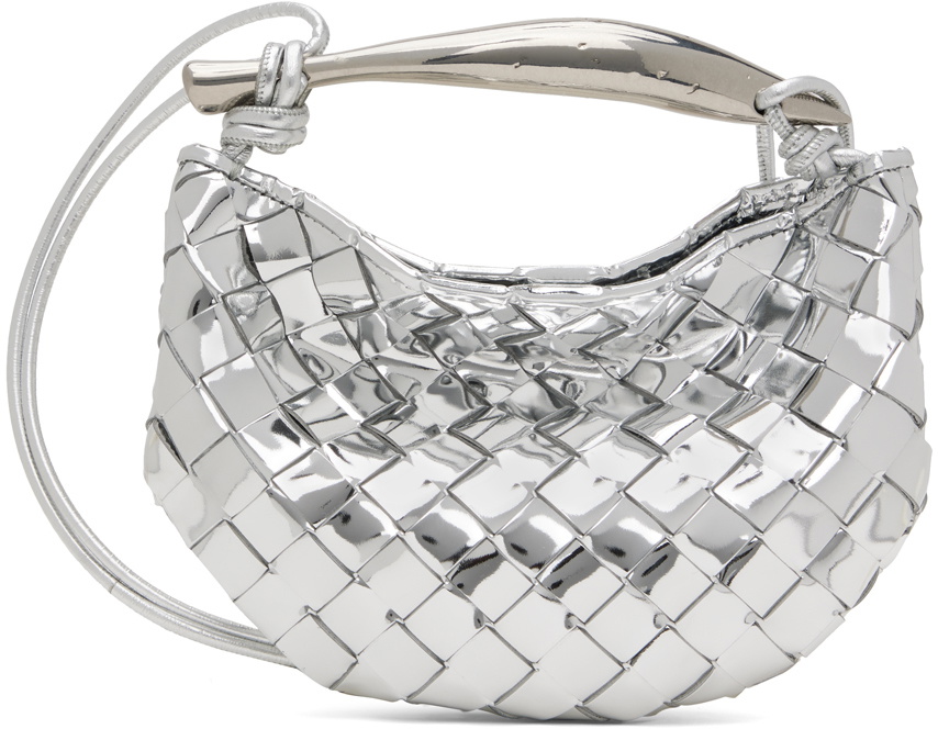 Bottega Veneta Silver Mini Sardine Bag Bottega Veneta