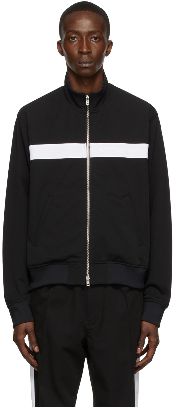 mastermind WORLD Black Polyester Track Jacket MASTERMIND WORLD