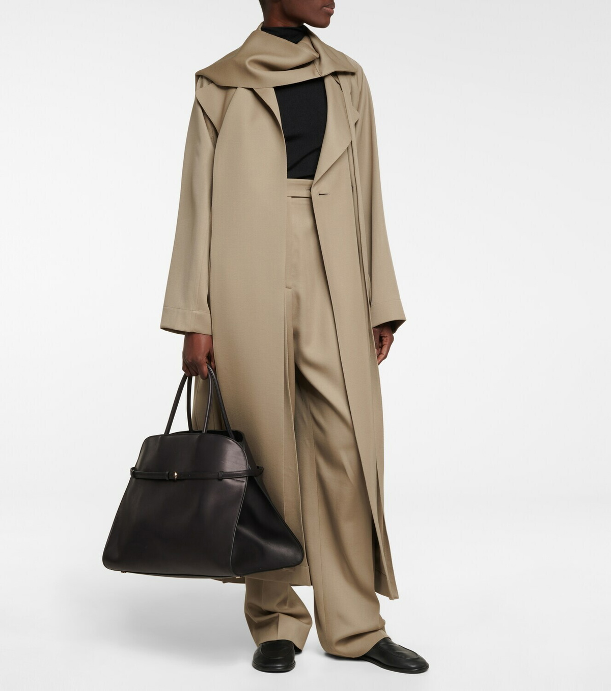 The Row Margaux 17 leather tote bag The Row