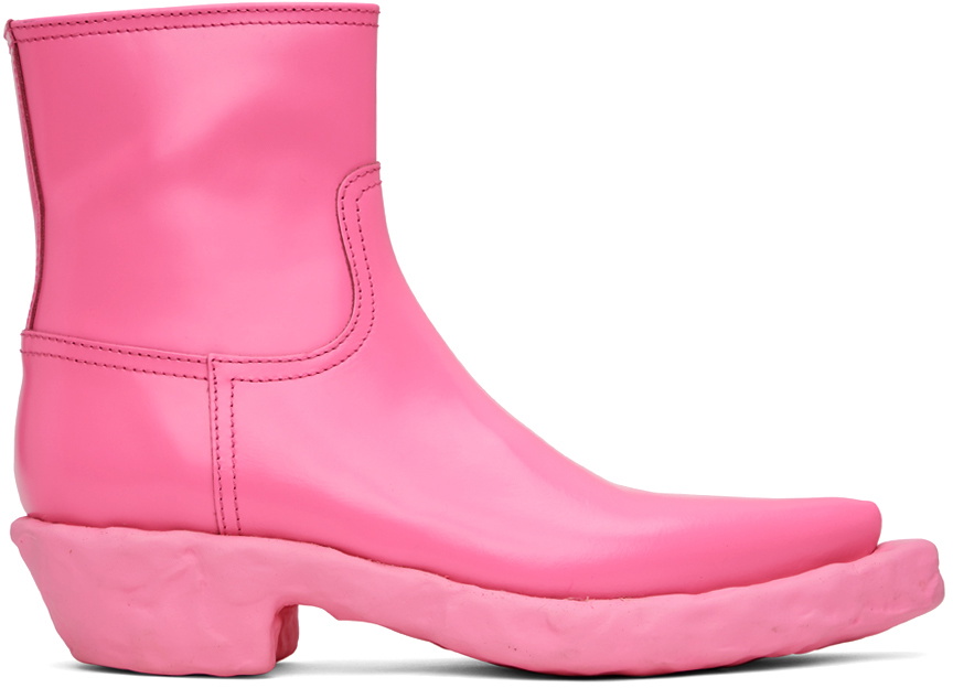 Crimson Pink Hunter Rain Boots