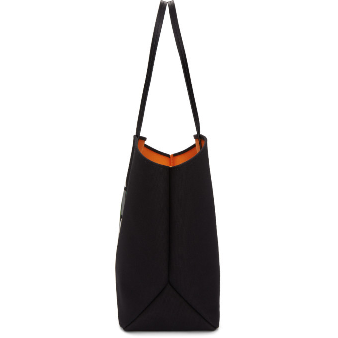 Prada Large Logo Flag Canapa Tote Prada