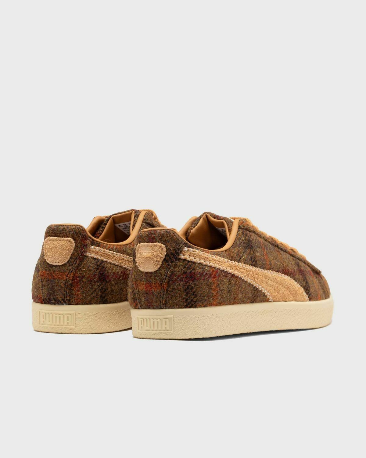 Puma Clyde Harris Tweed Brown Mens Lowtop Puma