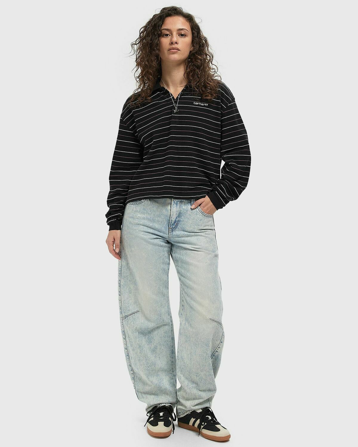 Levis BAGGY DAD BARREL Blue Womens Jeans Levis