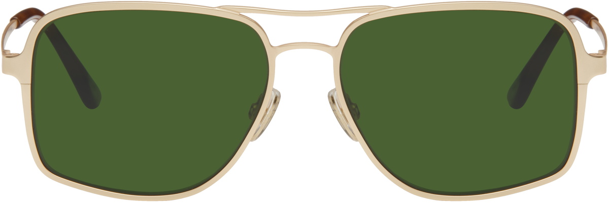 RETROSUPERFUTURE Gold Spliff Sunglasses RETROSUPERFUTURE