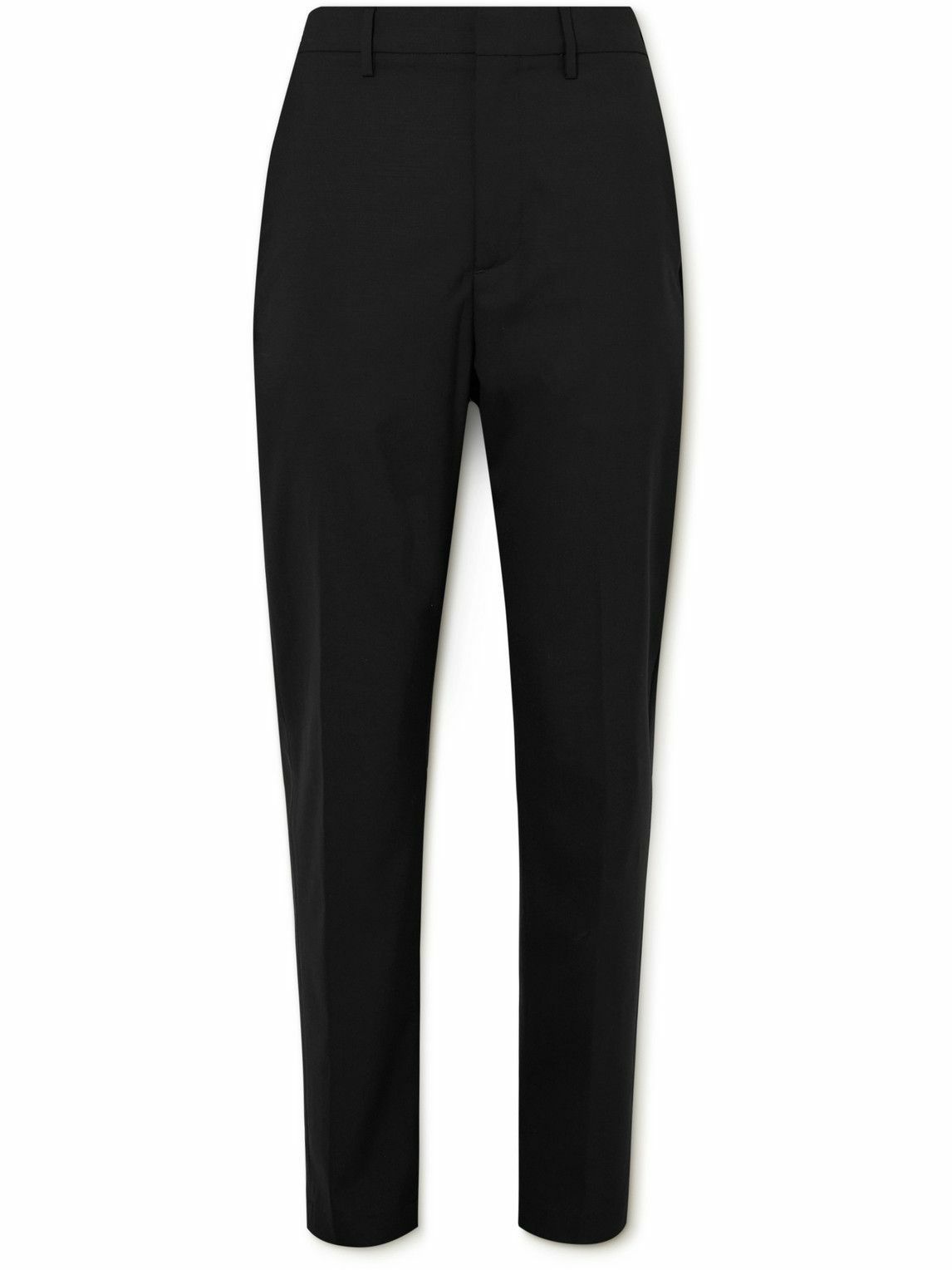 Dunhill - Slim-Fit Tapered Virgin Wool-Blend Trousers - Black Dunhill