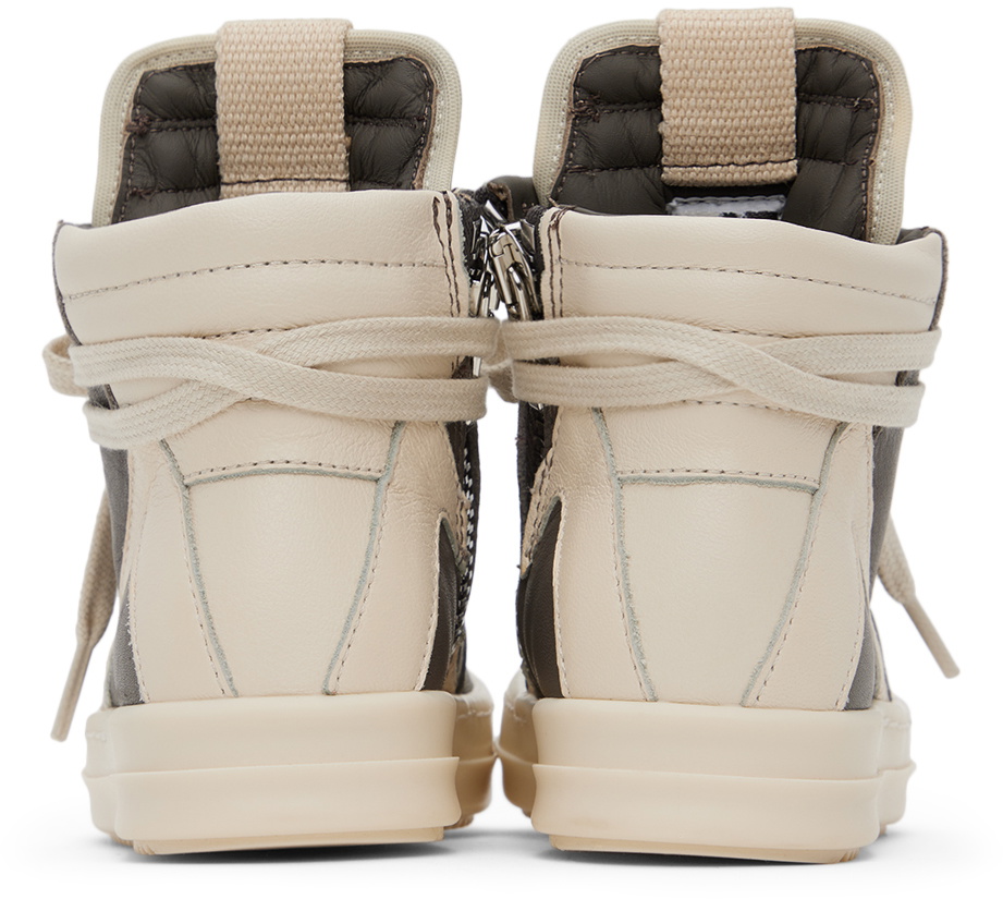 Rick Owens Baby Gray & Off-White Babygeo Sneakers Rick Owens