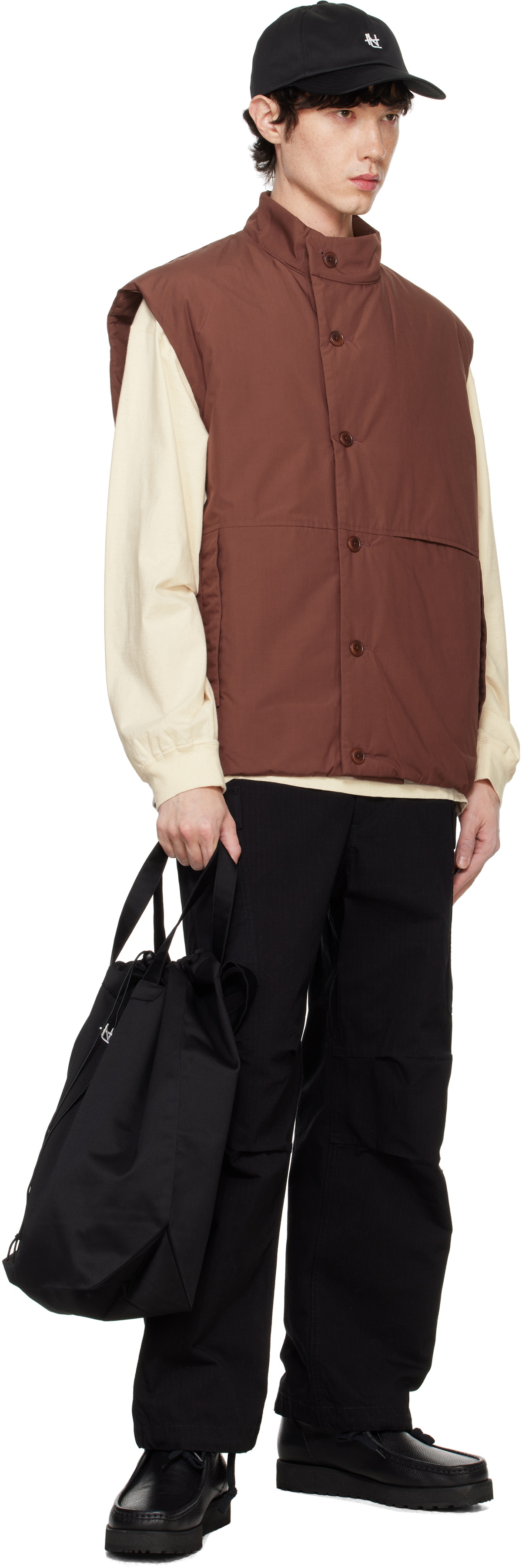 nanamica Burgundy Insulation Vest Nanamica