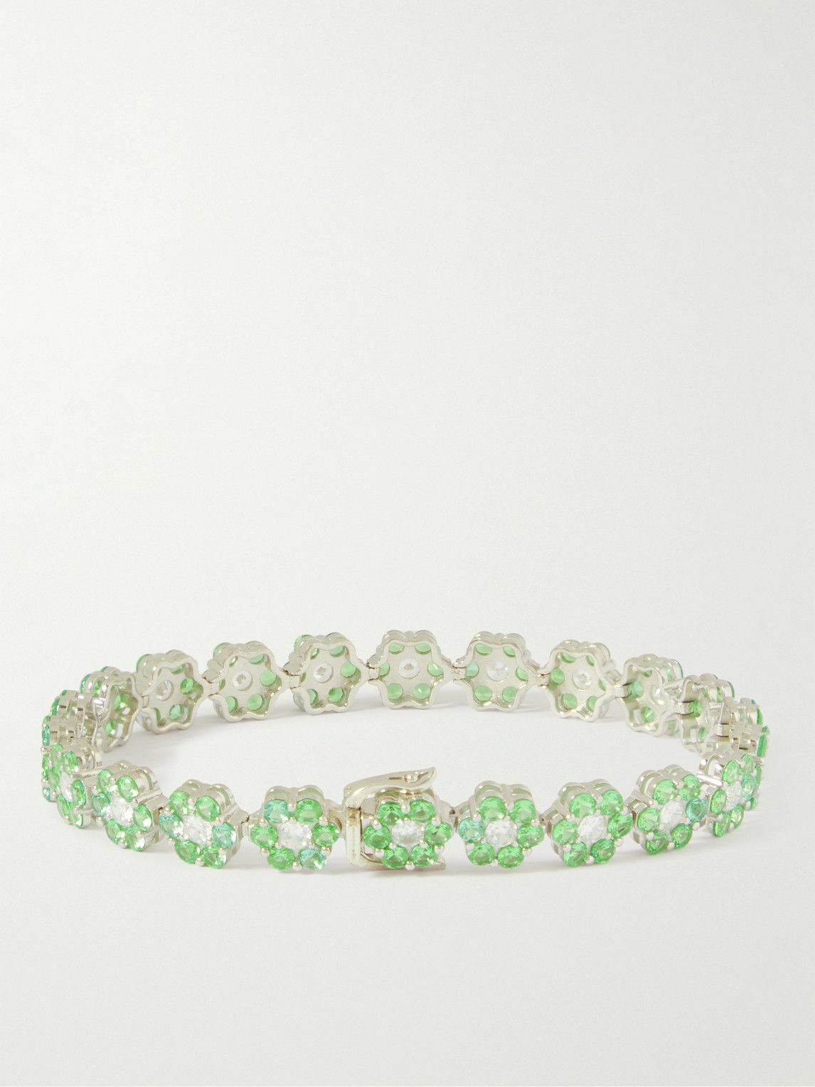 Hatton Labs - Daisy Silver Cubic Zirconia Tennis Bracelet Hatton Labs