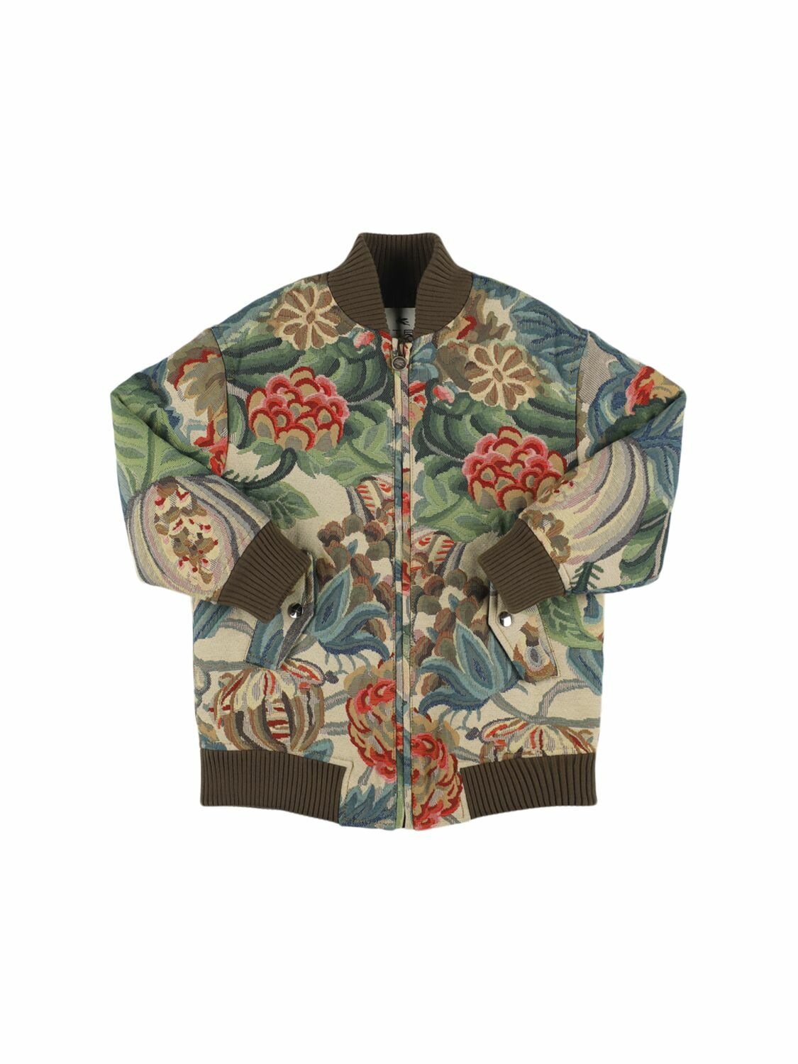 ETRO Printed Cotton Blend Bomber Jacket Etro