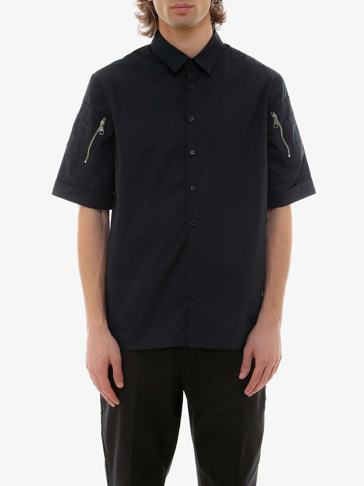 Neil Barrett Shirt Black Mens Neil Barrett