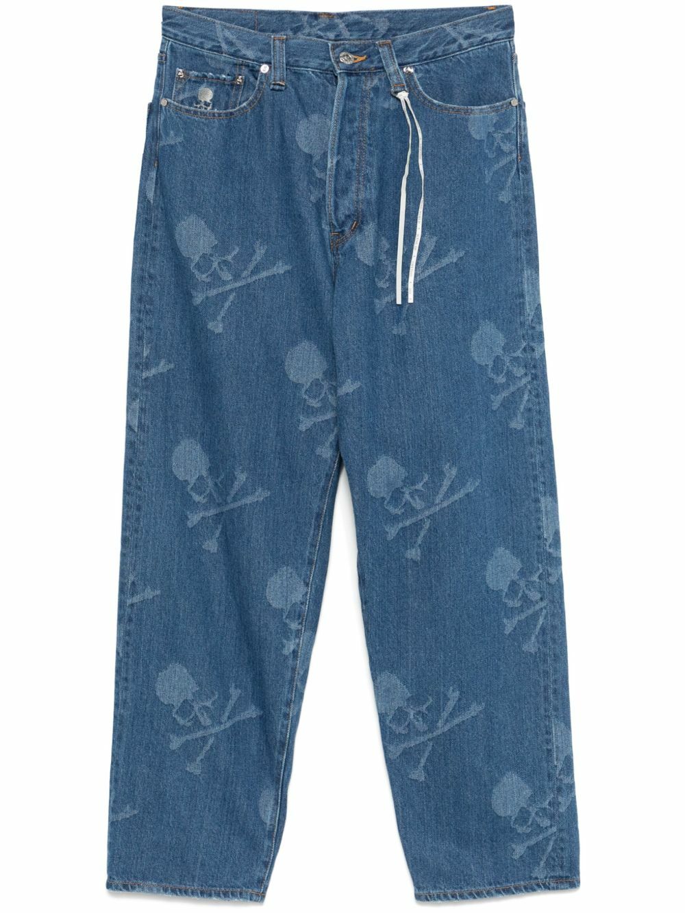 Mastermind Japan Skull-Jacquard Jeans mastermind JAPAN