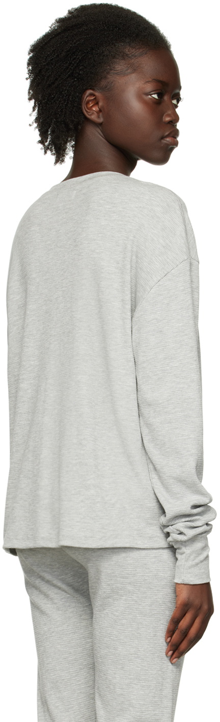 ÉTERNE Gray Thermal Henley