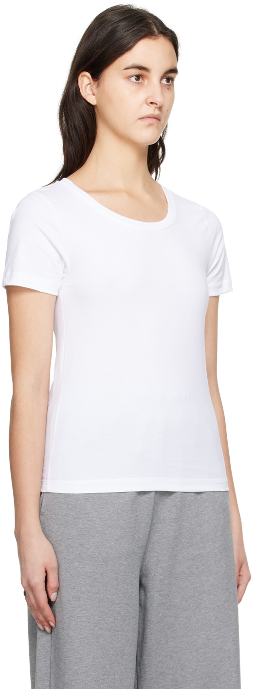 MM6 Maison Margiela Three-Pack White T-Shirts MM6 Maison Margiela