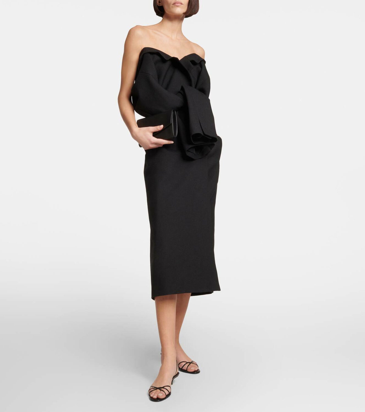 The Row Harlow 35 leather slingback sandals The Row