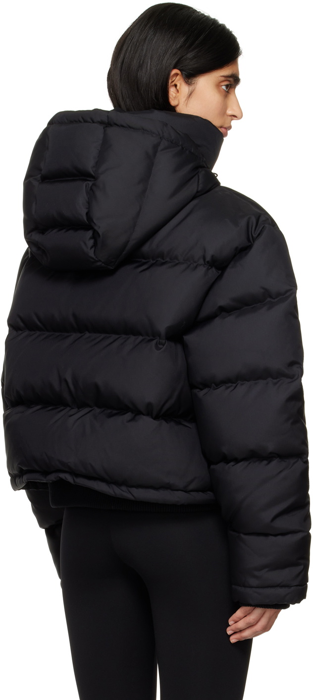 WARDROBE.NYC Black Hooded Down Jacket WARDROBE.NYC