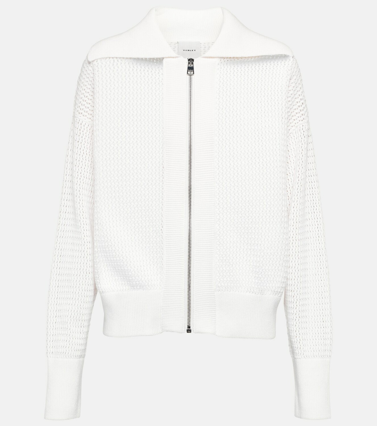 Varley Fairfield waffle-knit cotton sweater Varley