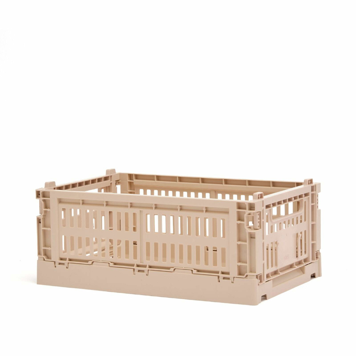 HAY Small Recycled Colour Crate in Powder HAY