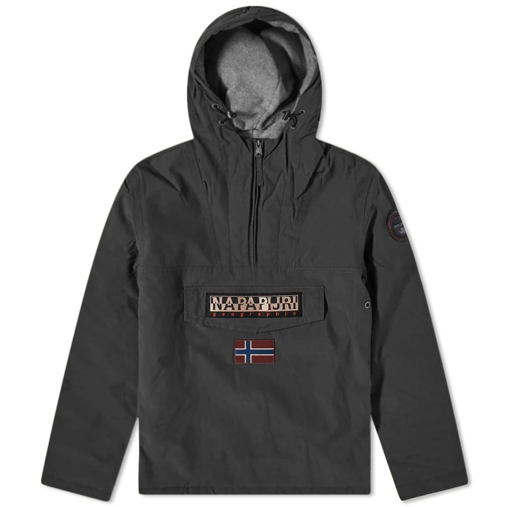 Napapijri Men's Rainforest Jacket in Black Napapijri