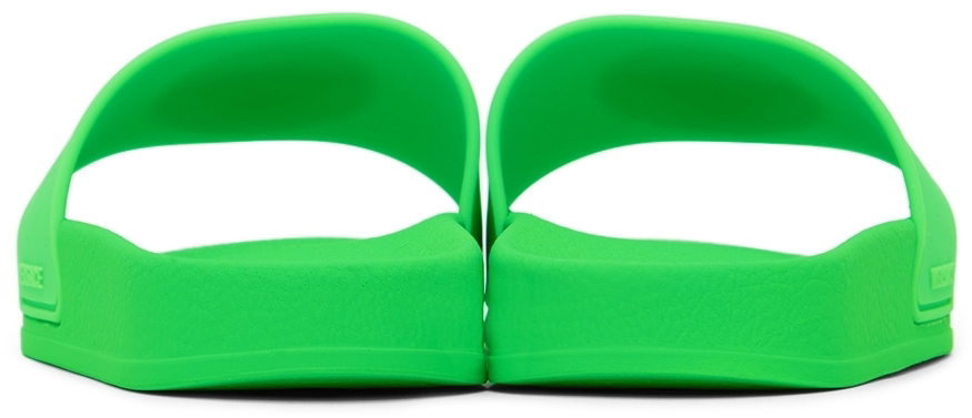 Versace Kids Green Medusa Slides Versace