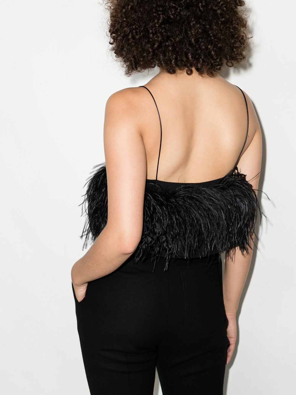 16Arlington Poppy Feather Trim Camisole 16Arlington