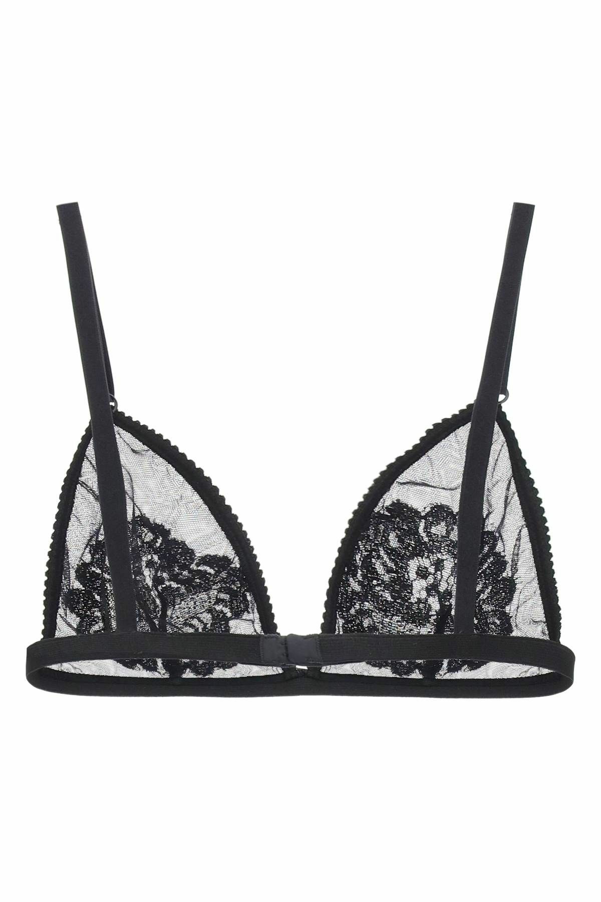 DOLCE & GABBANA soft cup triangle bra for women Black Dolce & Gabbana