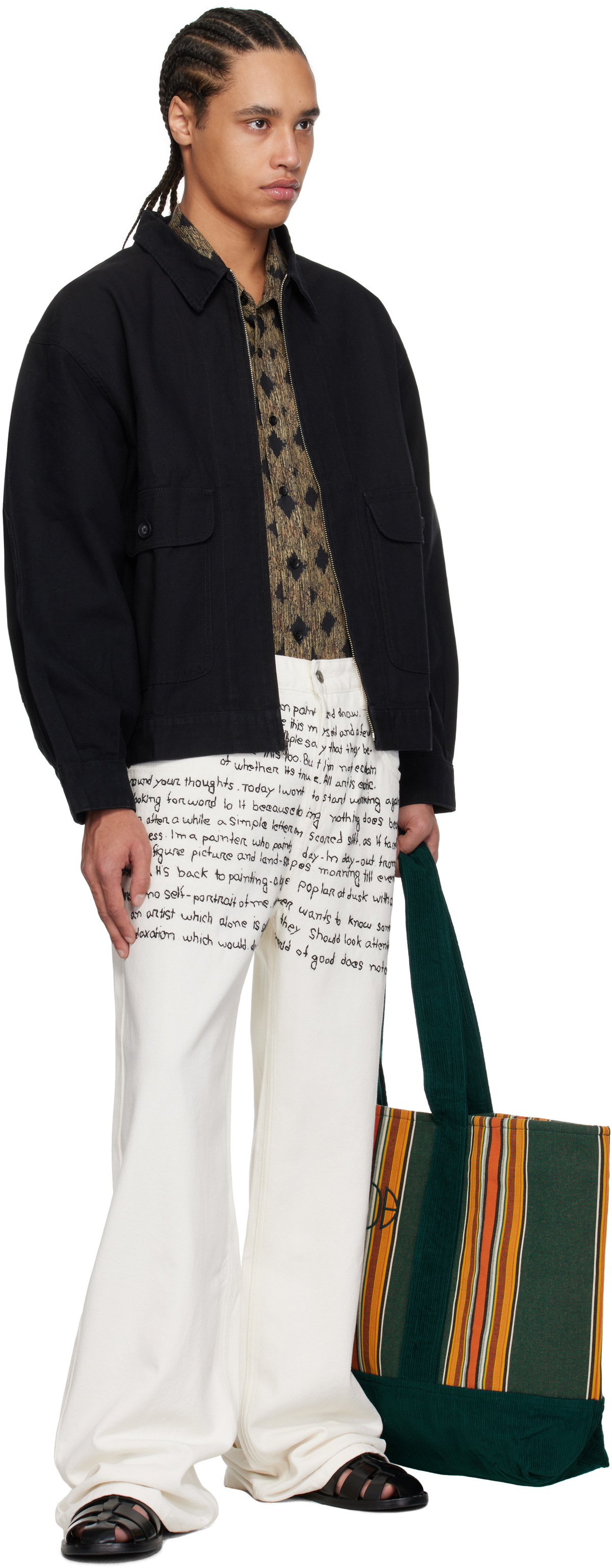 Glass Cypress Black Canvas Jacket Glass Cypress