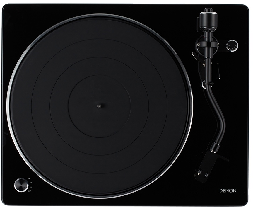 Denon Black USB DP-450 Turntable