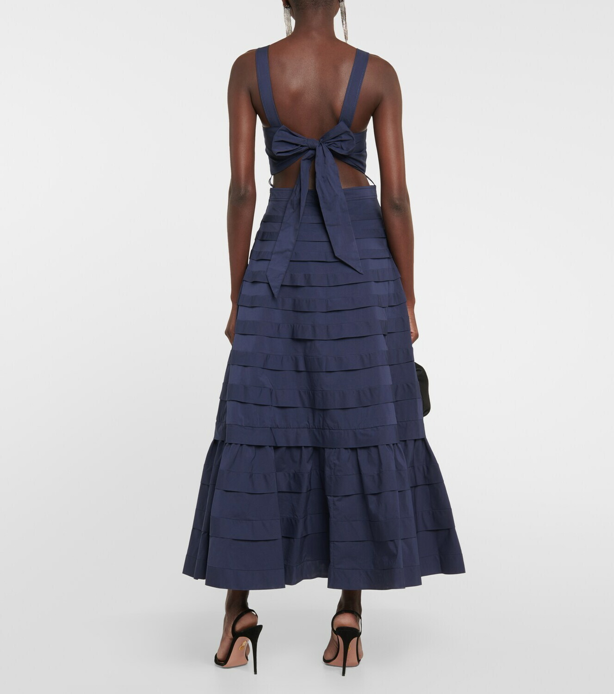 Simkhai Tiered cotton-blend maxi dress Simkhai