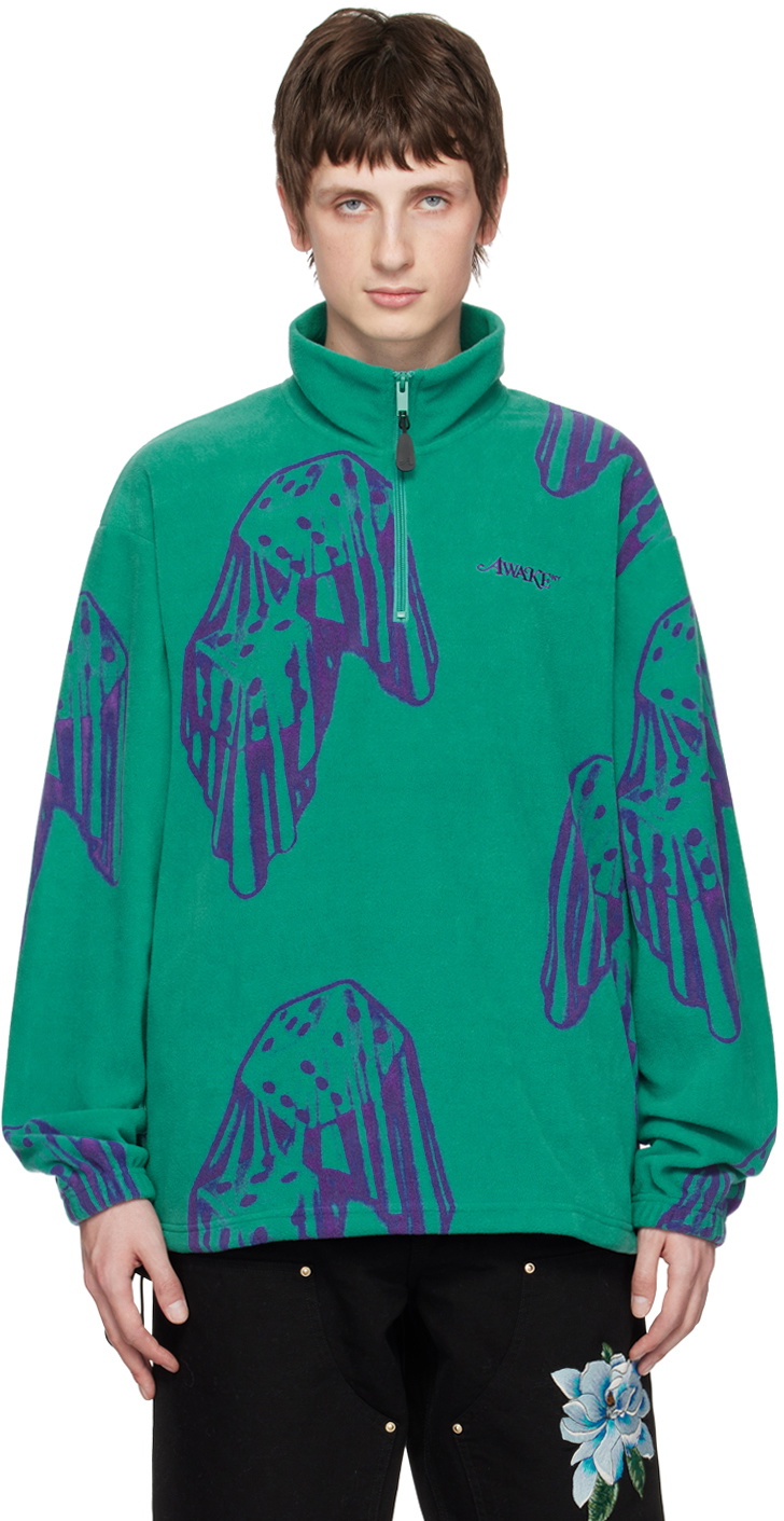 Awake NY Green Dice Sweater Awake NY