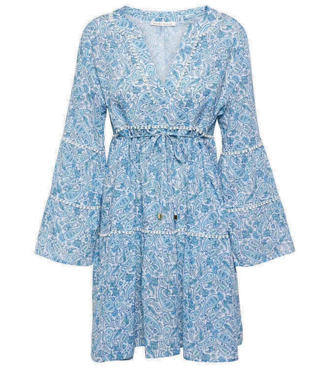 Heidi Klein Camps Bay Beach printed cotton kaftan Heidi Klein