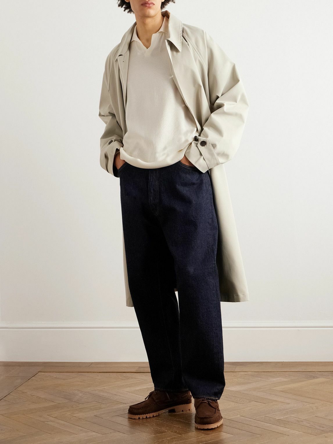 Kaptain Sunshine - Skipper Suvin Cotton Polo Shirt - White Kaptain Sunshine