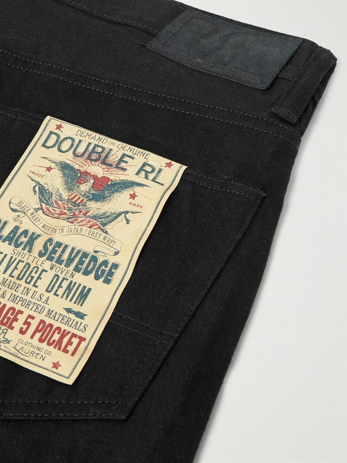 RRL - Straight-Leg Jeans - Black RRL