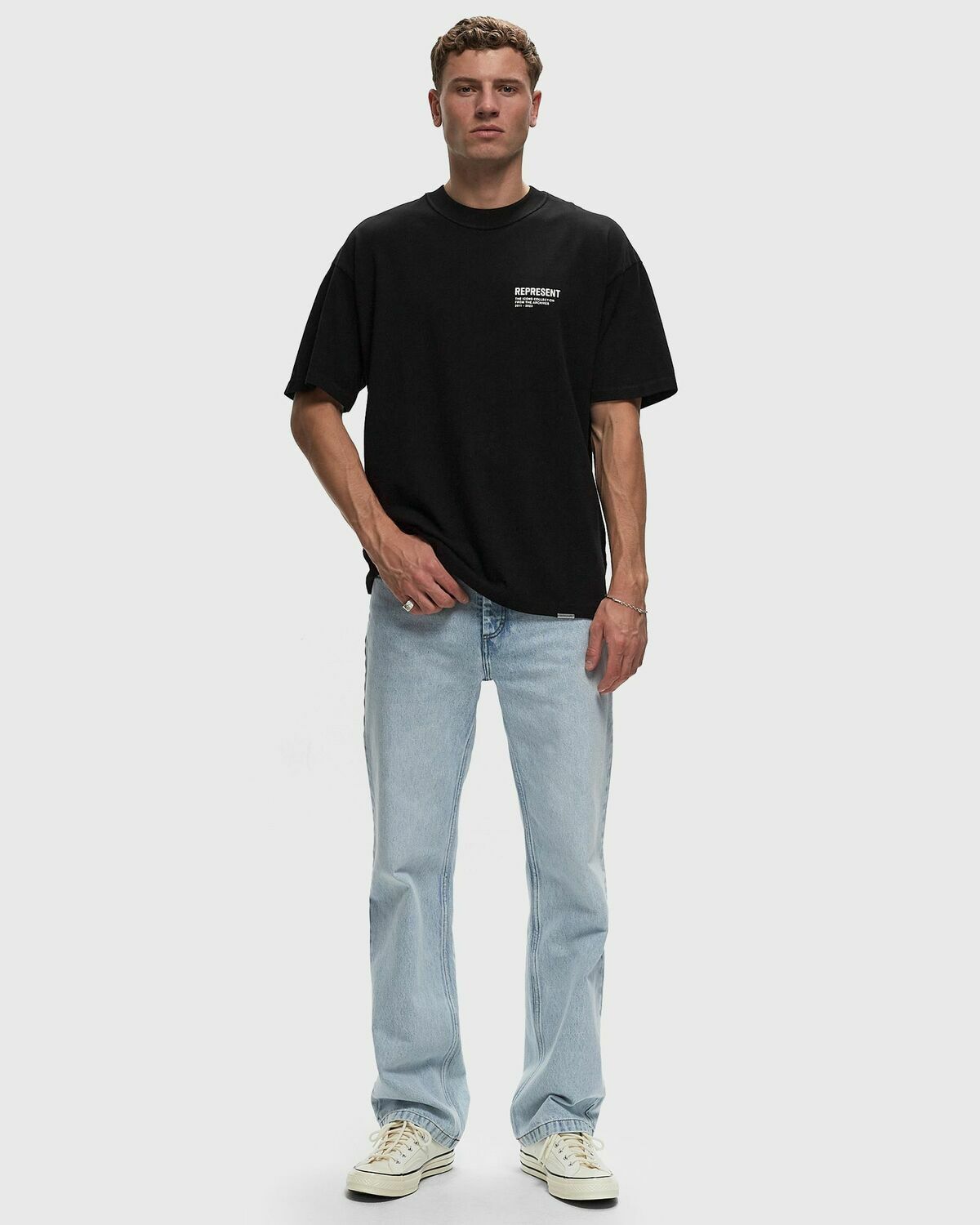 Represent Monochrome Icons Tee Black Shortsleeves Represent
