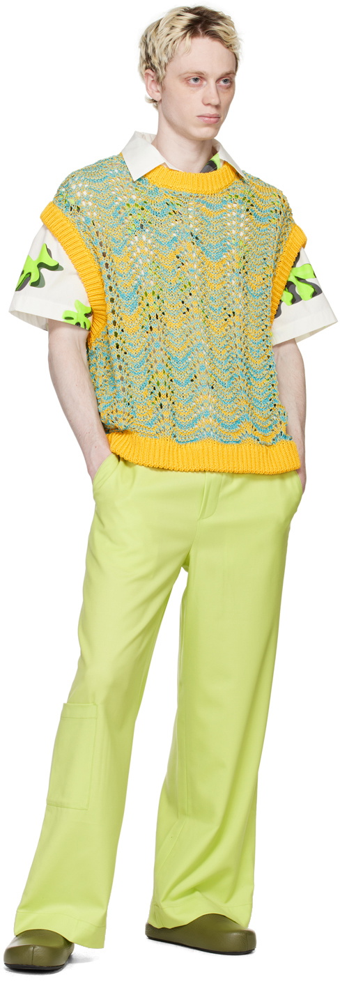 Bonsai Orange & Blue Funny Vest