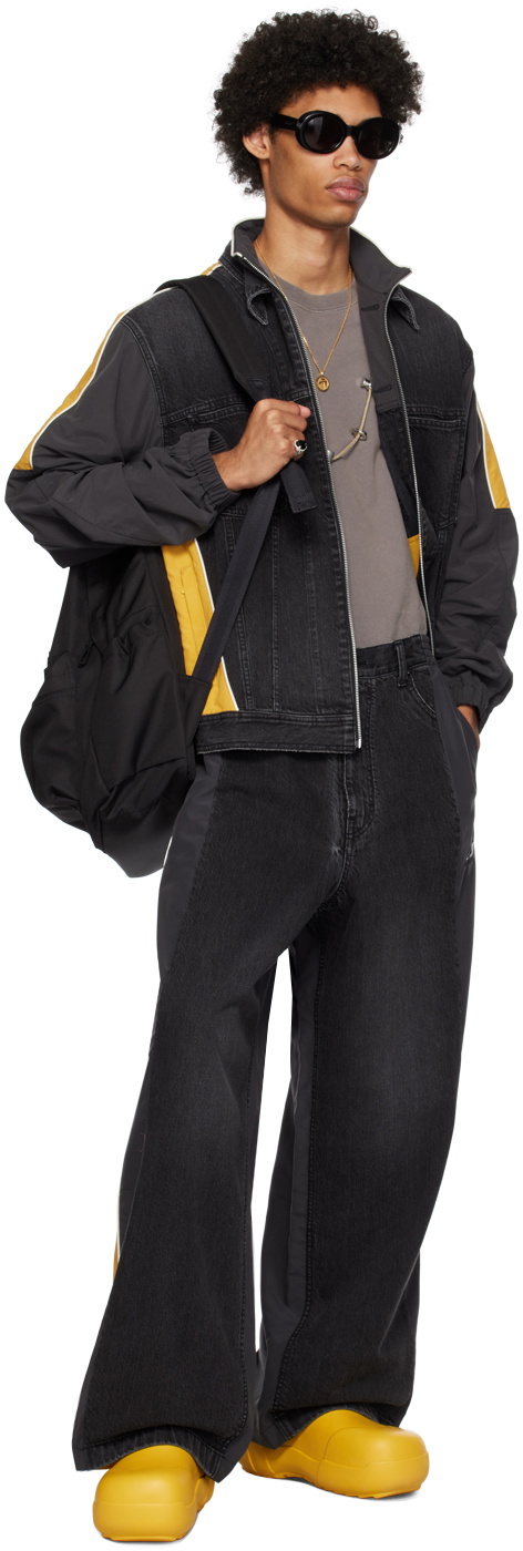 AMBUSH Yellow Rubber Chelsea Boots Ambush