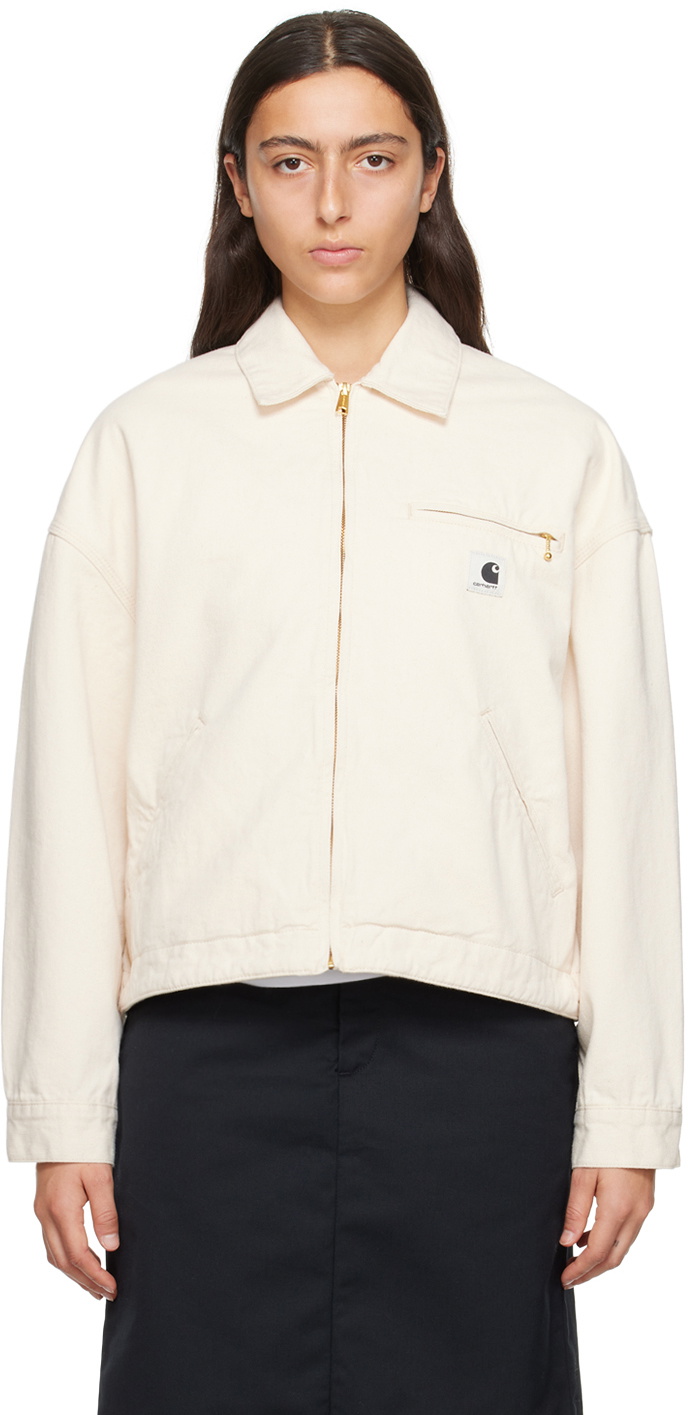 Carhartt Work In Progress Off-White Zip Jacket Carhartt WIP