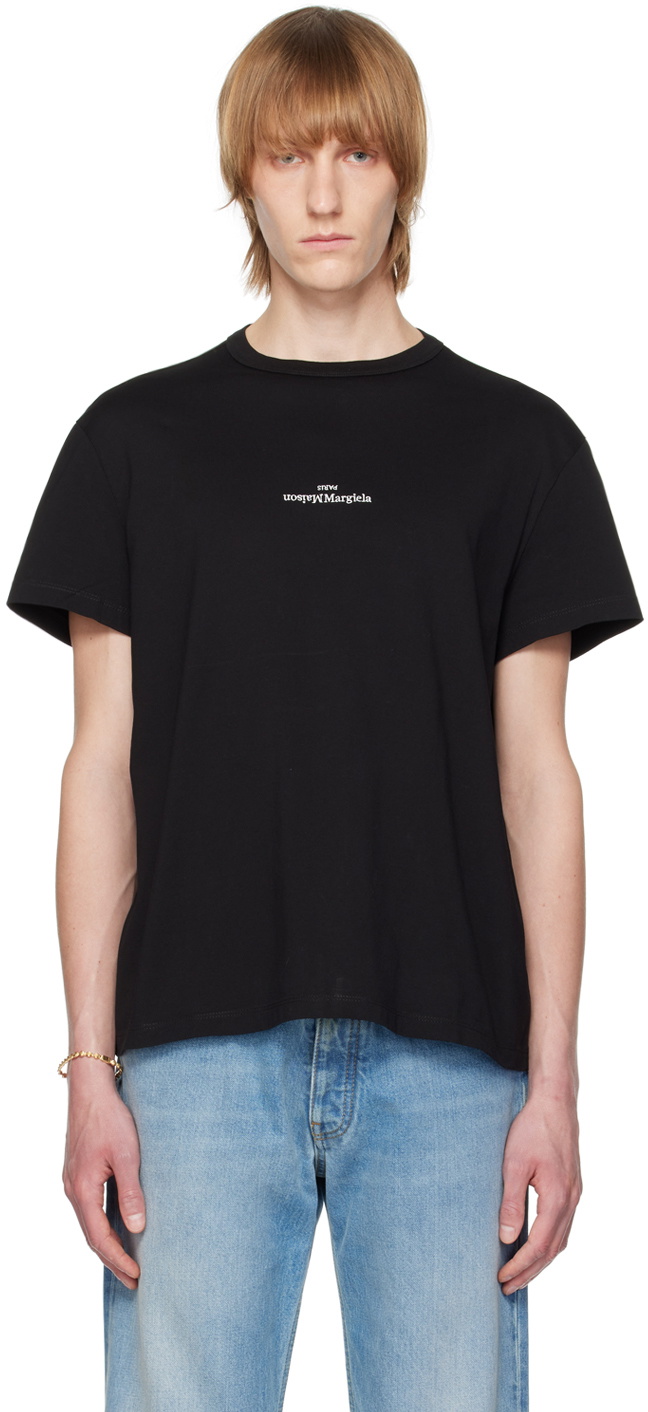 Maison Margiela Black Distorted T-Shirt Maison Margiela