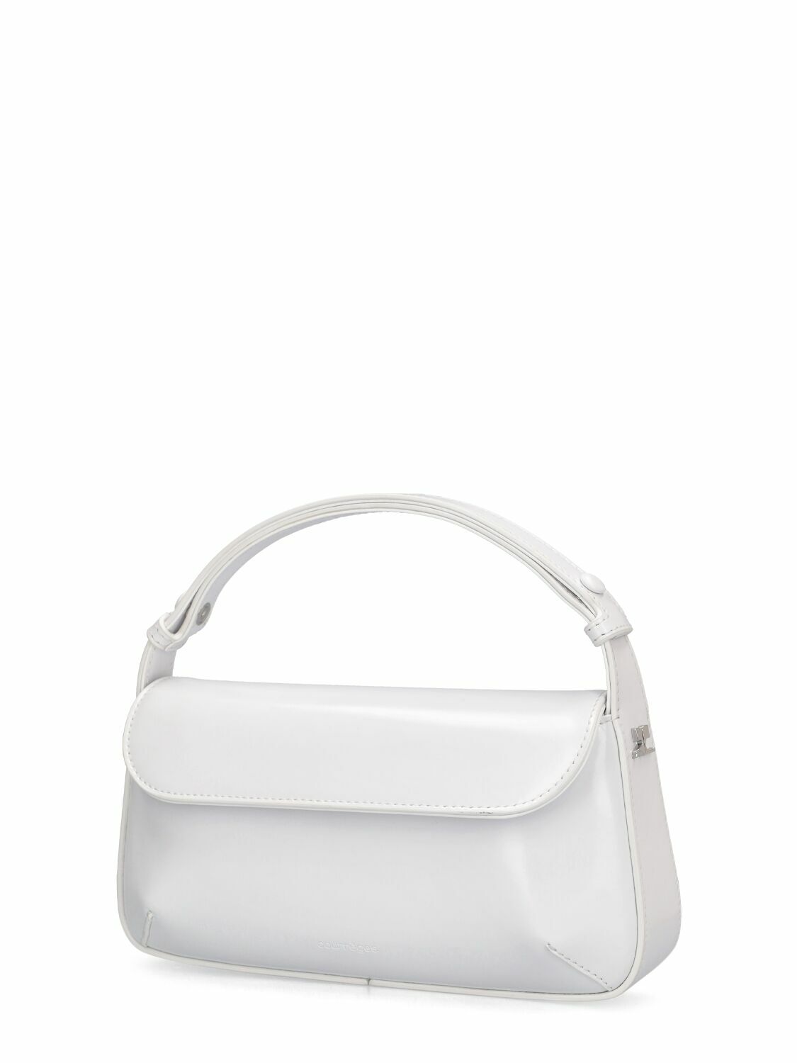 COURREGES - Sleek Leather Shoulder Bag Courreges