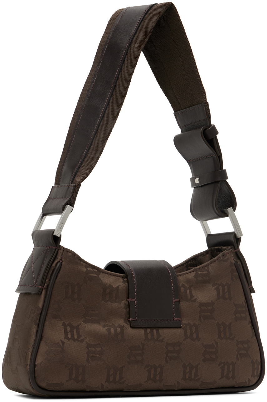 MISBHV Brown Small Monogram Shoulder Bag MISBHV