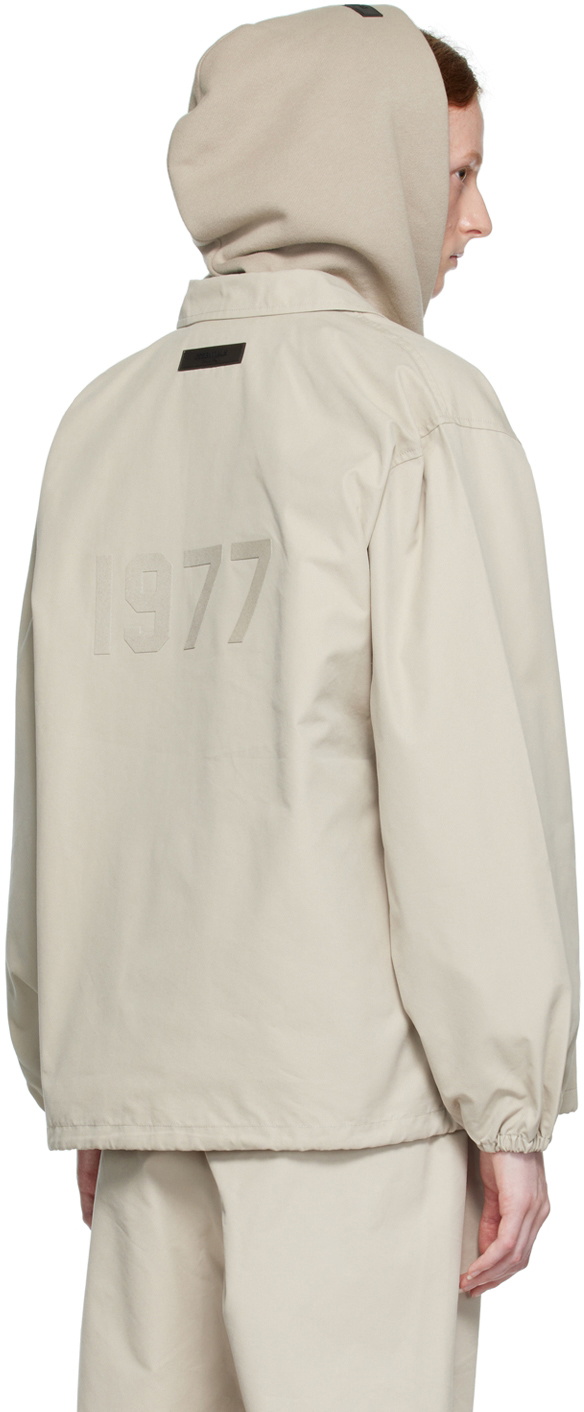 Essentials Gray Drawstring Jacket Essentials